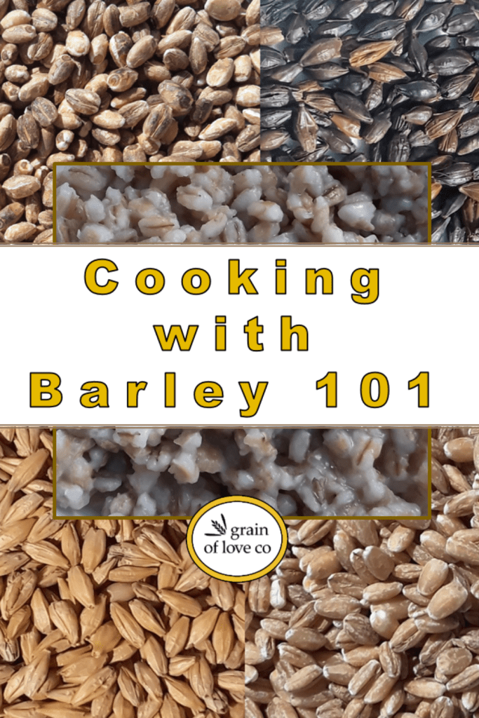 Cooking with Barley 101 - grain of love co