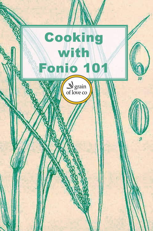 Cooking with Fonio 101 - grain of love co